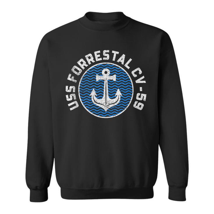 Us Aircraft Carrier Cv-59 Uss Forrestal Sweatshirt | Seseable