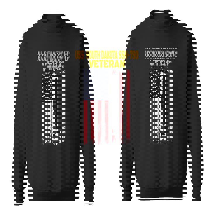 Uss South Dakota Ssn-790 Submarine Veterans Day Fathers Day Sweatshirt ...