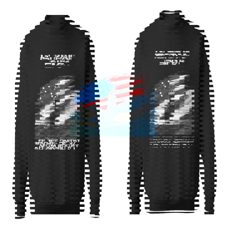 Uss Trepang Ssn-674 American Flag Submarine Veteran Xmas Sweatshirt ...