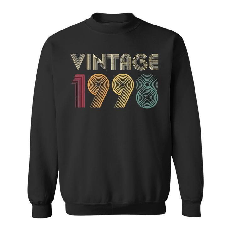 Vintage 1998 23Rd Birthday Gift Retro 23 Years Old Sweatshirt - Seseable