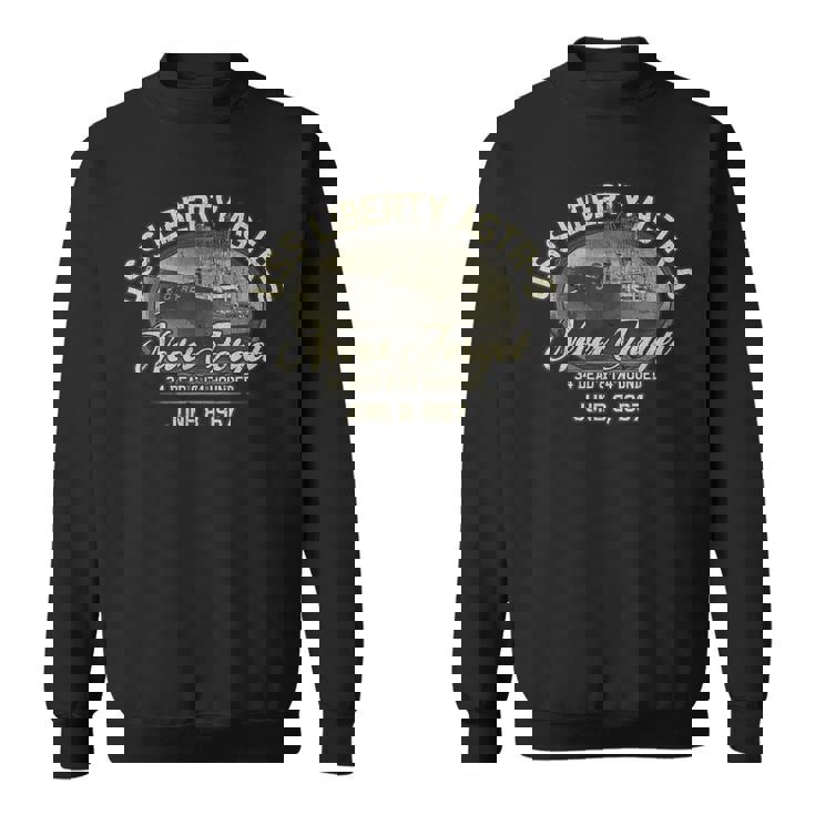 Vintage Uss Liberty Agtr-5 1967 Military Ship T-Shirt - Seseable