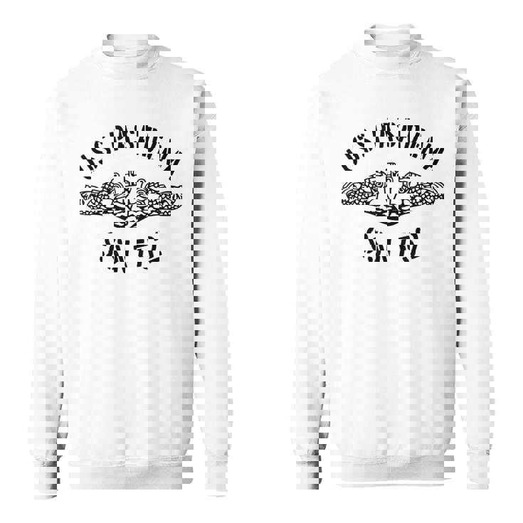 Uss Pasadena Ssn 752 Attack Submarine Badge Vintage Sweatshirt | Seseable