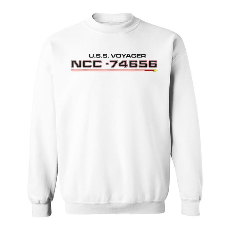 USS Voyager Ncc-74656 Sweatshirt | Seseable
