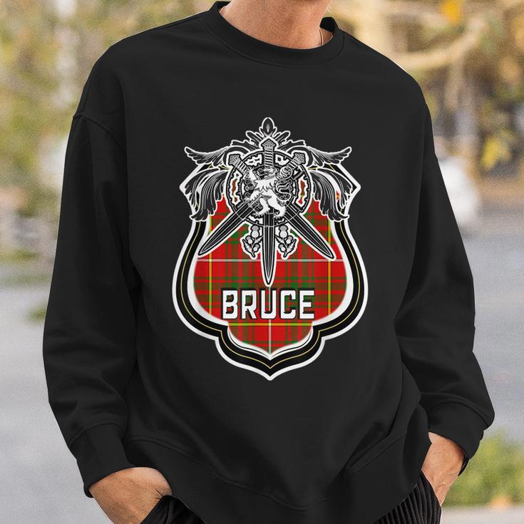 Bruce Scottish Clan Family Tartan Lion Sword Name Men Women Sweatshirt ...
