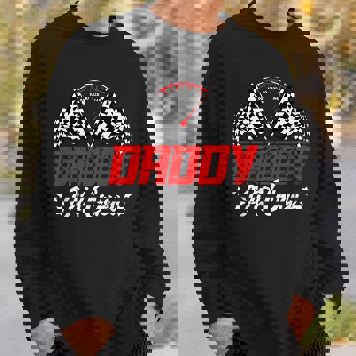 Daddy Pit Crew Birthday Party Race Car Lover Racing Family Sweatshirt ...