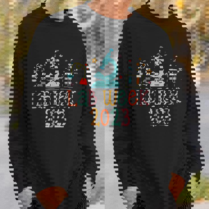 Lab Week 2023 Retro Medical Laboratory Tech Sweatshirt | Mazezy