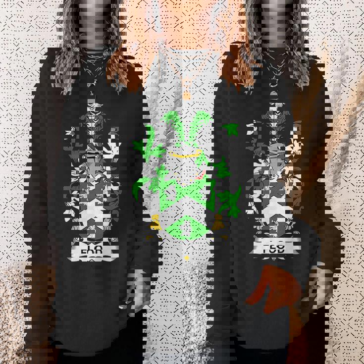 Flood Coat Of Arms Family Crest Sweatshirt - Seseable