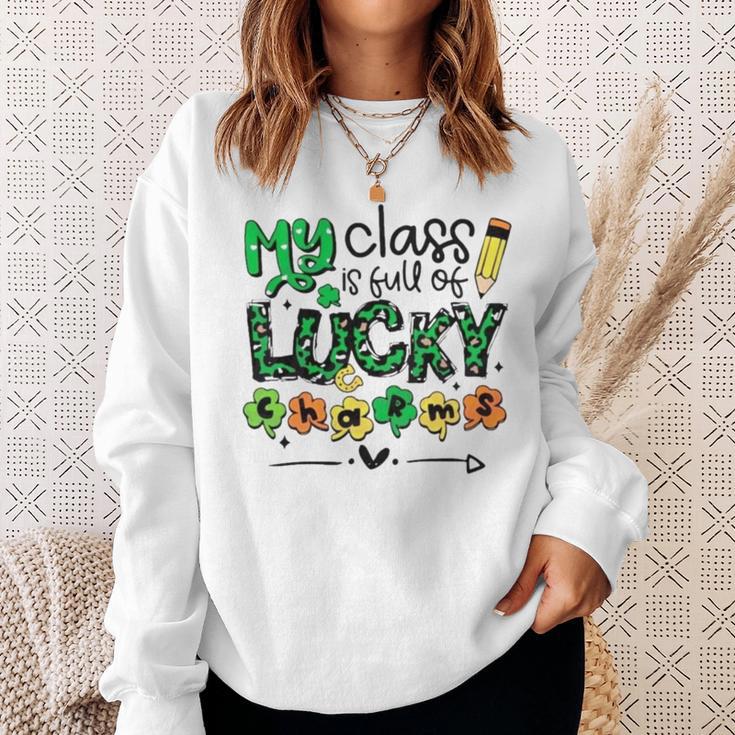 My Class Is Full Of Lucky Charms St Patrick’S Day Sweatshirt | Mazezy
