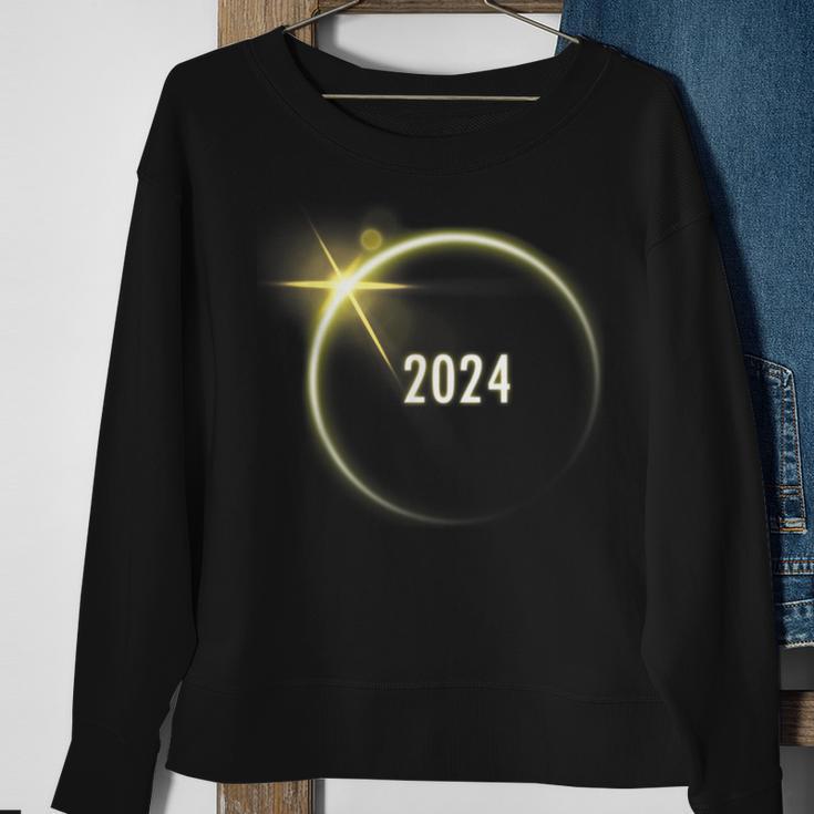 Solar Eclipse 2024 Astronomy Science Moon Space Sweatshirt | Mazezy
