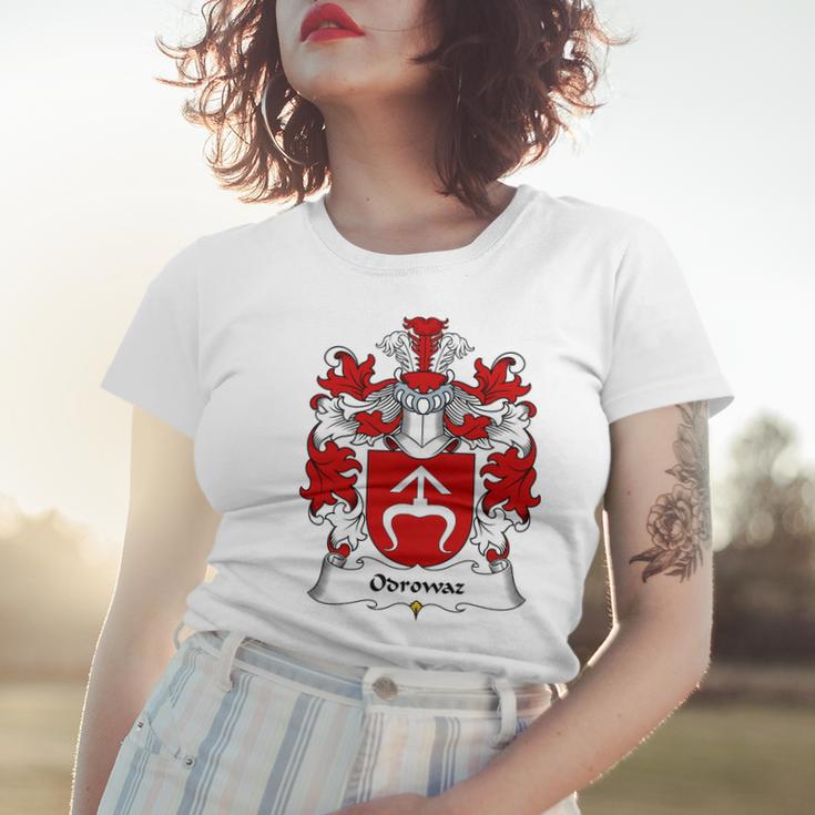 Odrowaz Family Crest Women T-shirt - Seseable