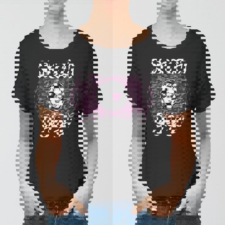 Soccer Gigi Proud Soccer Player Grandmother Gigi Women T-shirt | Mazezy