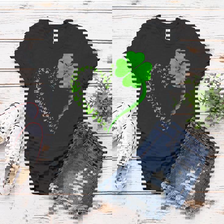 I Love You Hand Sign Language Heart Shamrock St Patricks Day Women T ...