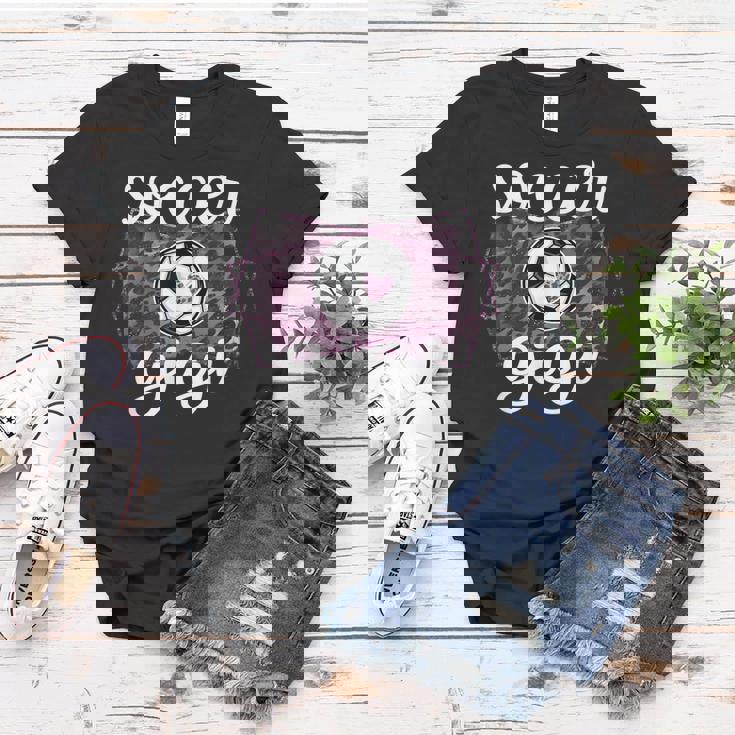 Soccer Gigi Proud Soccer Player Grandmother Gigi Women T-shirt | Mazezy