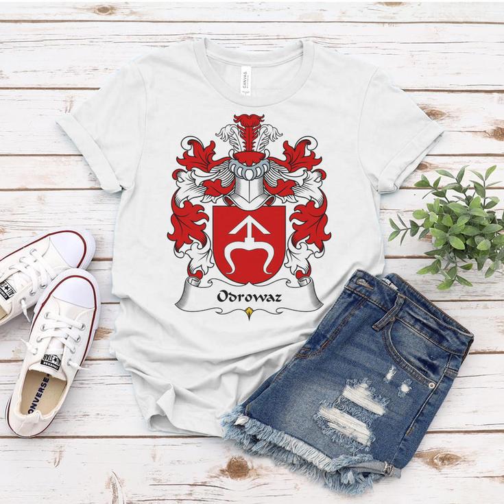 Odrowaz Family Crest Women T-shirt - Seseable