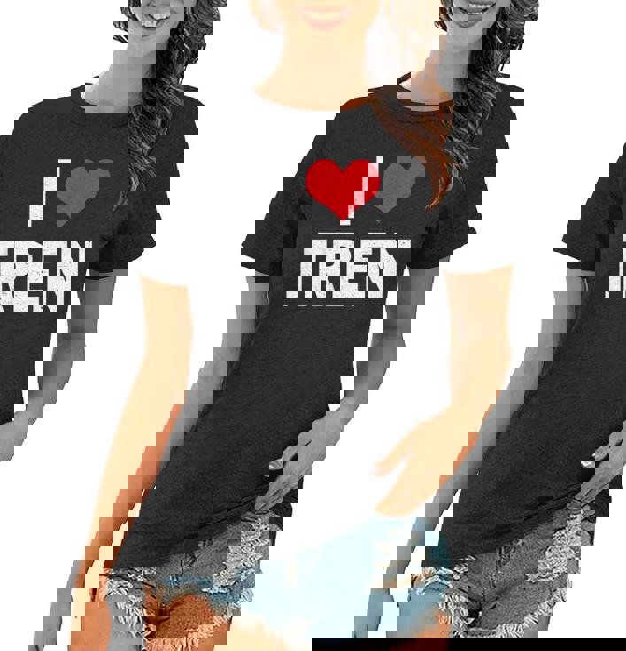 I Love Tren Bodybuilder I Heart Tren Funny Sarcastic Workout Coffee Mug ...