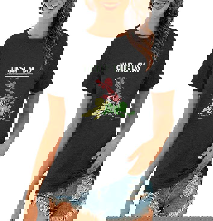 Ohms Law Funny Electrical Electronics Engineer Funny Women T-shirt ...