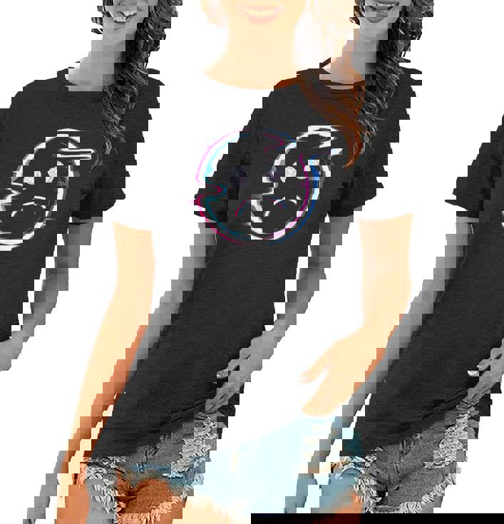 Sad Boi Pink Aesthetic Vaporwave Sadboi Sad Face Glitch Art Women T ...