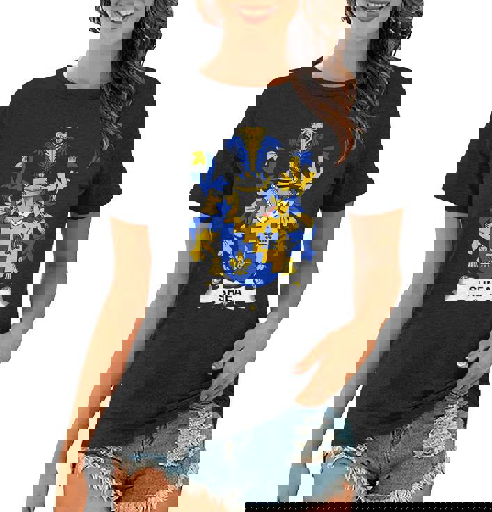 Shea Coat Of Arms Family Crest Women T-shirt - Seseable