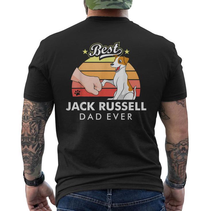 Best Jack Russell Terrier Dad Ever Dog Daddy Fathers Day Men's Back ...