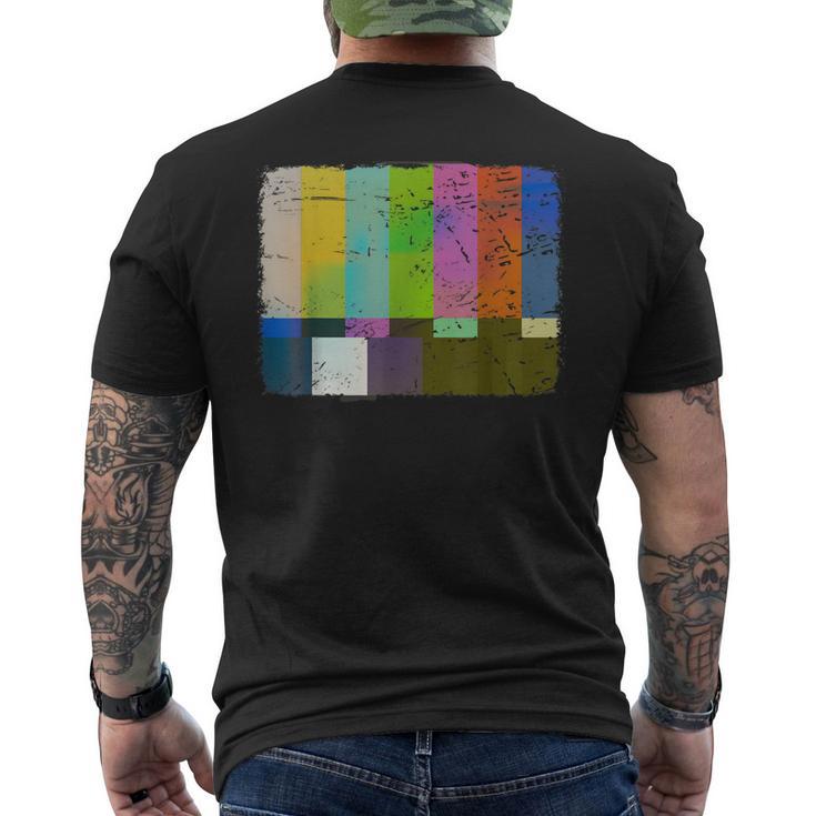 Cool Vintage Tv Test Pattern Color Bars Cool Television Men's T-shirt ...