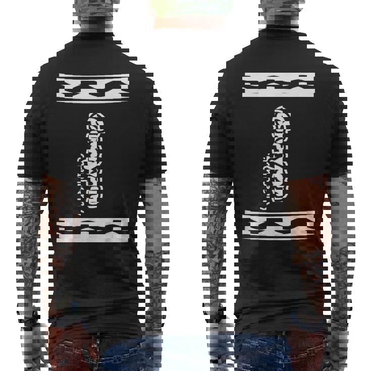 Cranberry Crayon Easy Halloween Costume Cute Dark Mens Back Print T ...