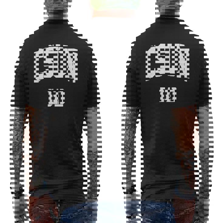 Csun Dad Athletic Arch College University Alumni Men's T-shirt Back ...