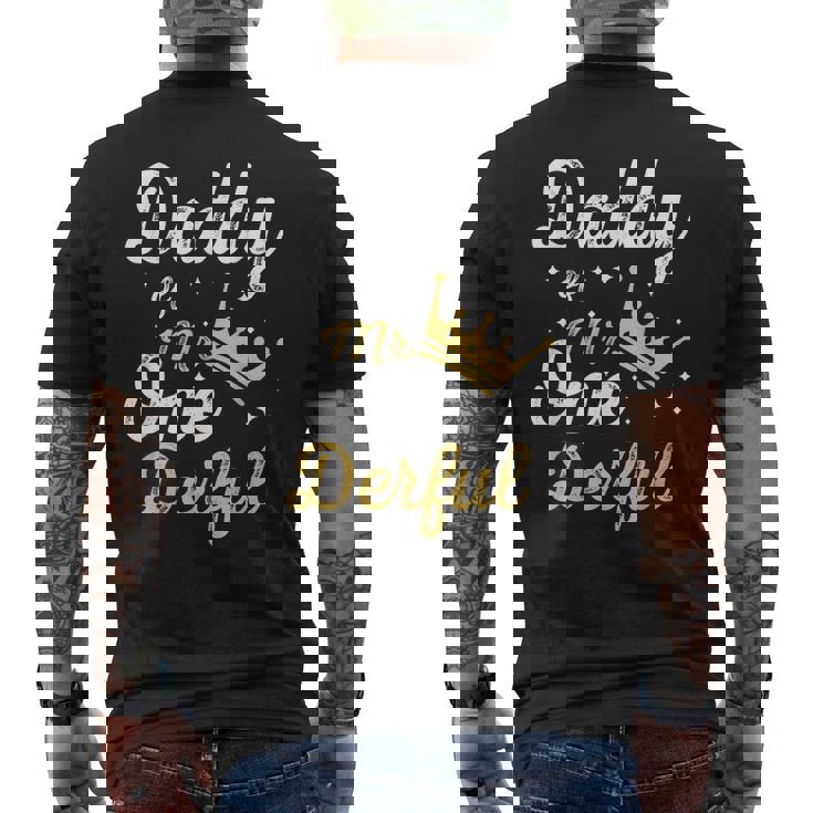 Daddy Of Mr Onederful 1St Birthday One-Derful Matching Men's T-shirt ...