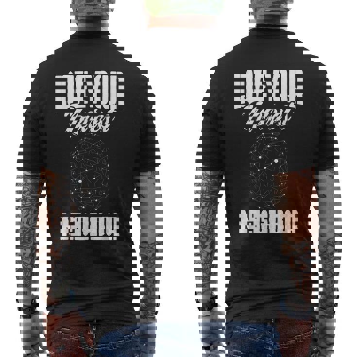 Data Algorithm Ai Machine Learning Programmers Men's Back Print T-shirt | Mazezy