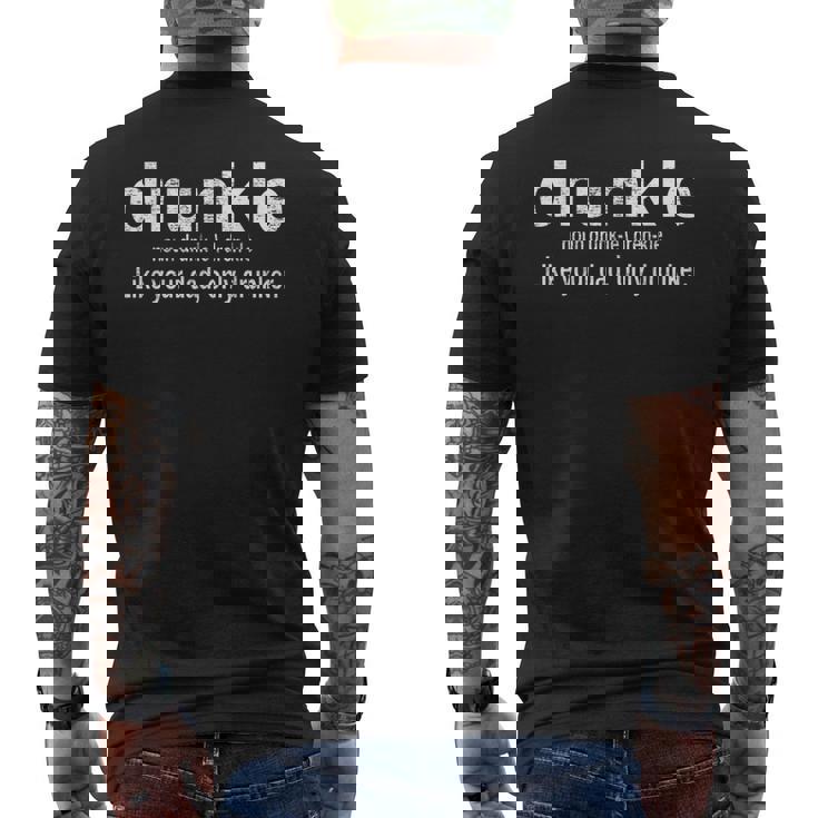 Drunkle Uncle Drunk Definition Graphic Vintage Distressed Men's T-shirt ...