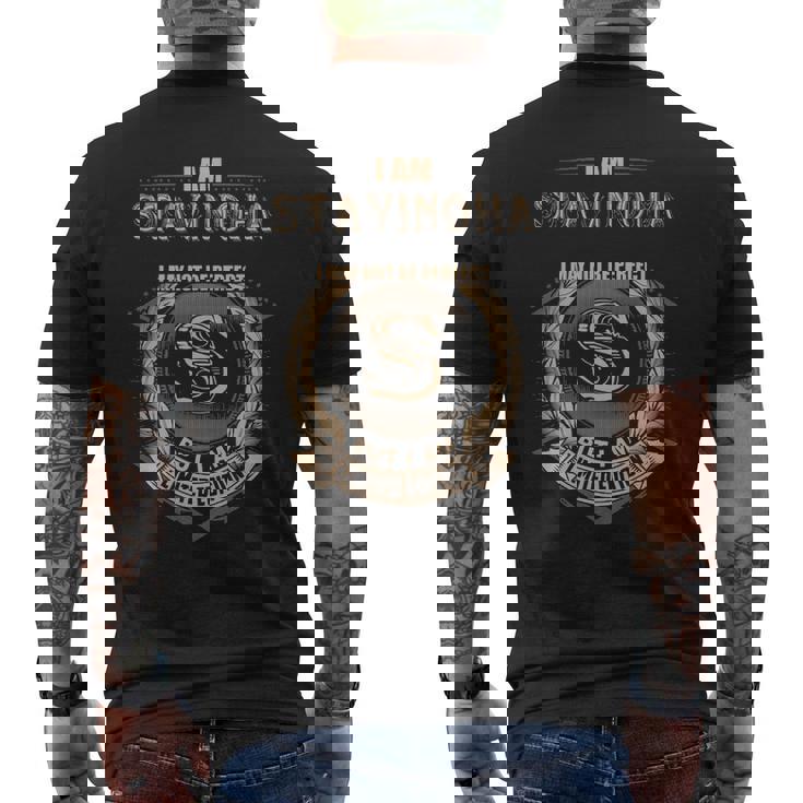 I Am Stavinoha I May Not Be Perfect But I Am Limited Edition Shirt Mens ...