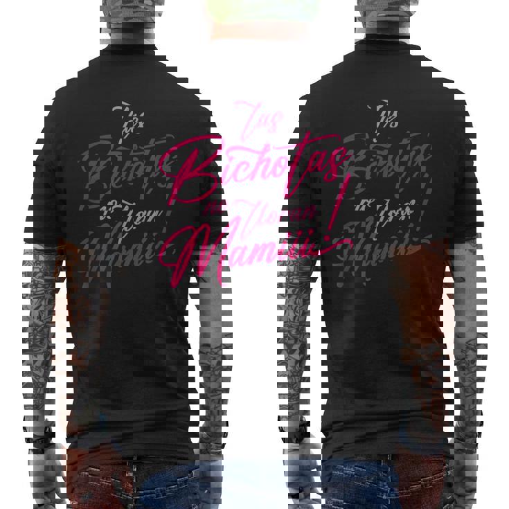 Las Bichotas No Lloran Mami Men's Back Print T-shirt | Mazezy