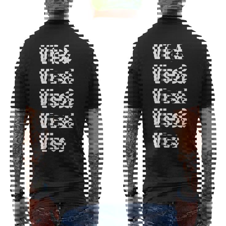 Mife& Miso& Miso& Miso& Miso Men's T-shirt Back Print - Thegiftio