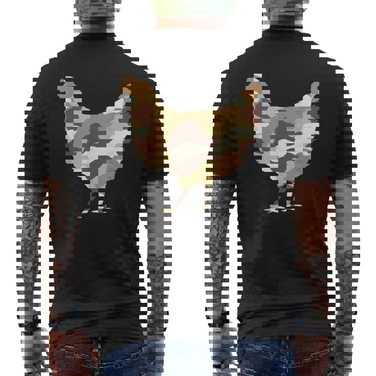 Military Chicken Camo Men Print Us Hen Fowl Veteran Gift Mens Back ...