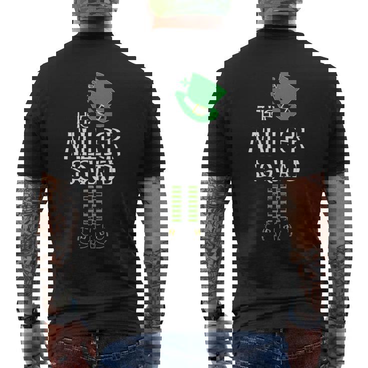Miller Name Gift The Miller Squad Leprechaun V2 Mens Back Print T-shirt ...