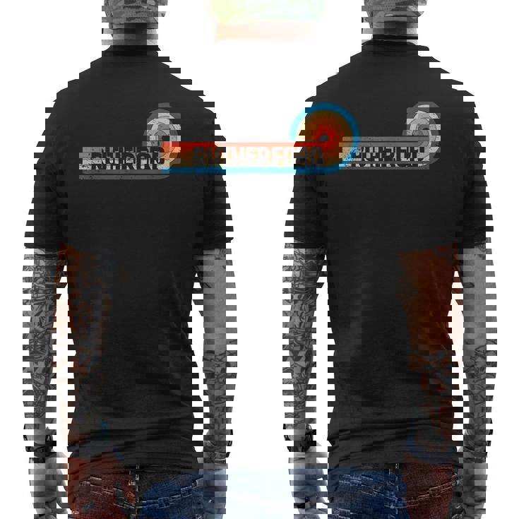 Retro Rutherford Vintage City Rutherford Men's Back Print T-shirt | Mazezy
