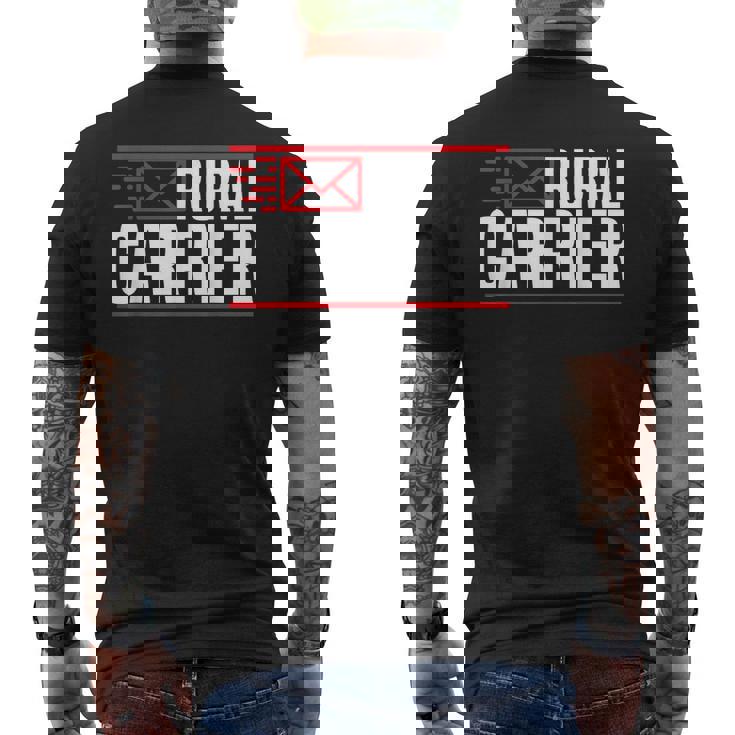 Rural Carrier Postal Worker Mailman Delivery Mail Escort Men's Back ...