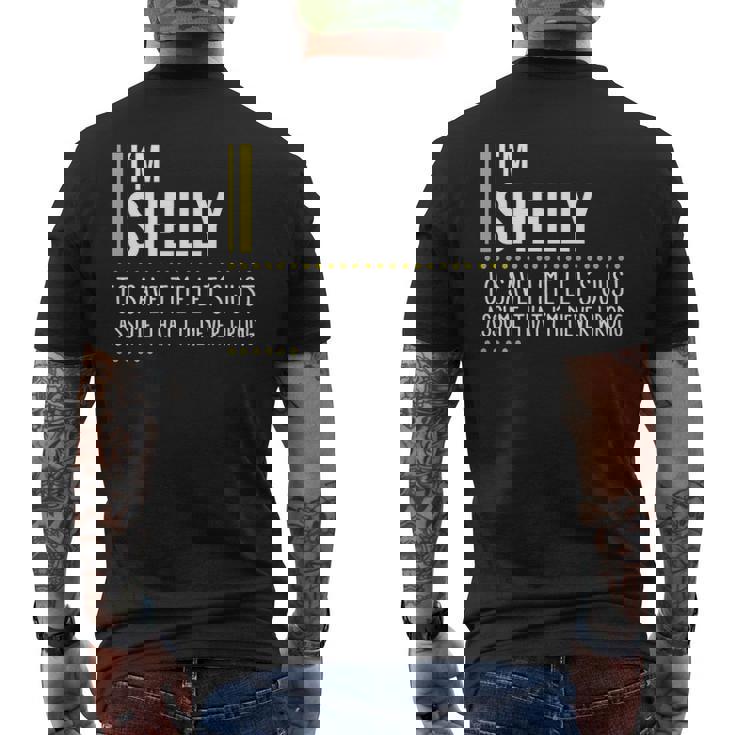 Shelly Name Gift Im Shelly Im Never Wrong Mens Back Print T-shirt ...