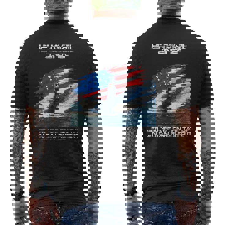 Uss Hawkbill Ssn-666 American Flag Submarine Veteran Xmas Men's T-shirt ...