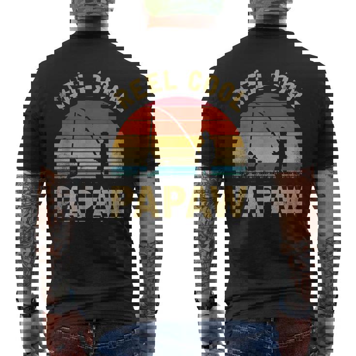 Mens Vintage Reel Cool Papaw Fish Fishing Shirt Fathers Day Men's Back ...