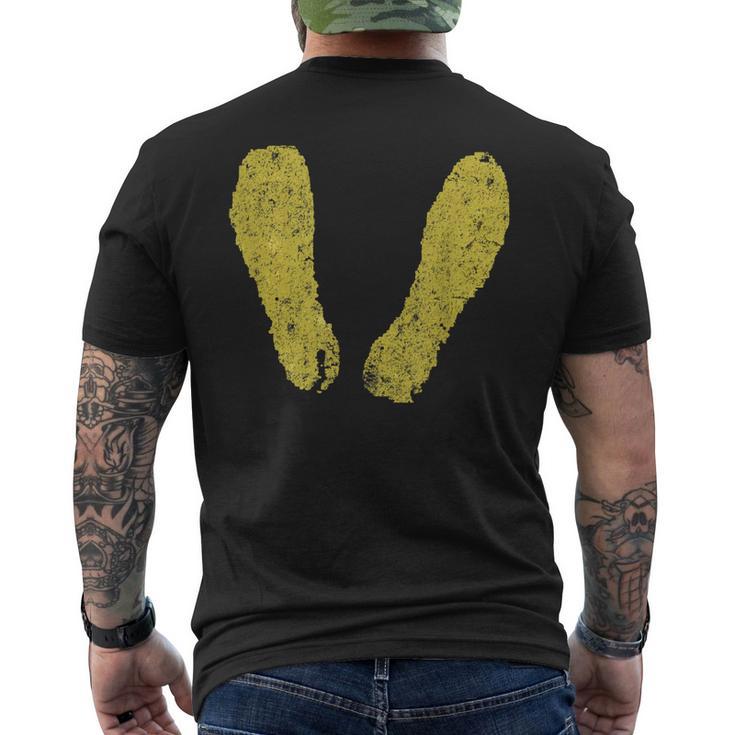 Yellow Footprints Military Recruit Training Depot Men's T-shirt Back ...