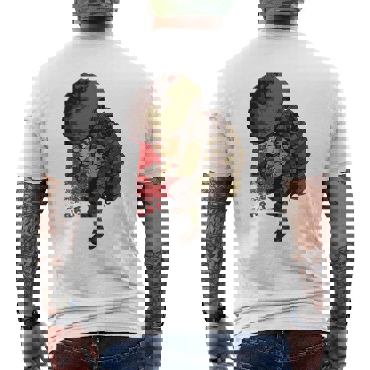 Playstyle Rat Escape From Tarkov Men's Back Print T-shirt | Mazezy