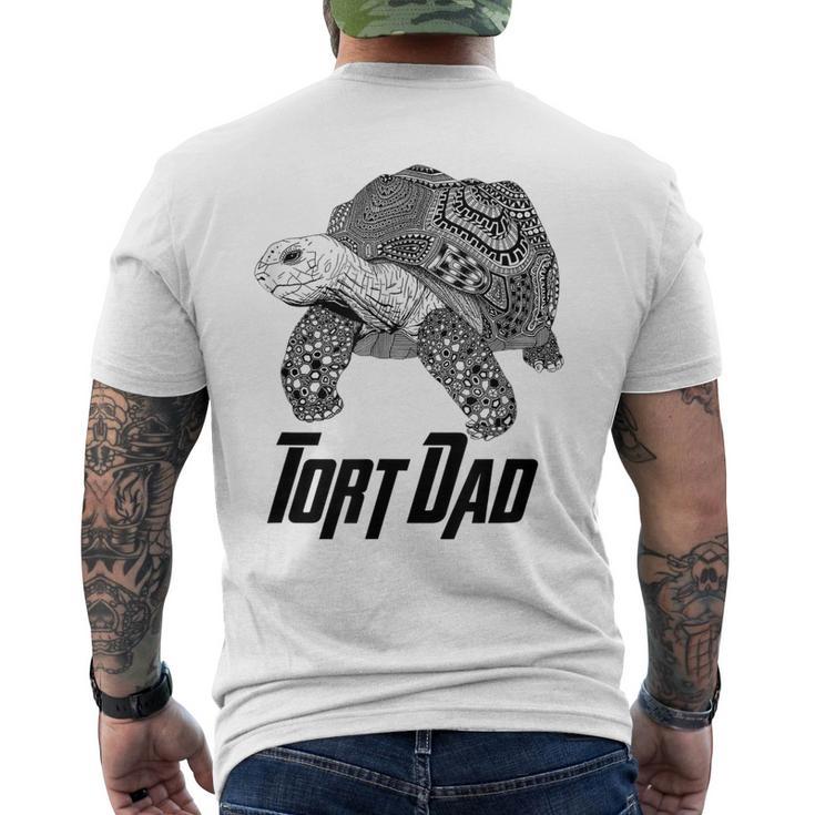Tort Dad Sulcata African Spurred Tortoise Turtle Shell Men's Back Print ...