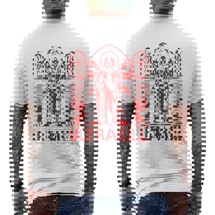 Ultrakill Tenebre Rosso Sangue Men's Back Print T-shirt | Mazezy