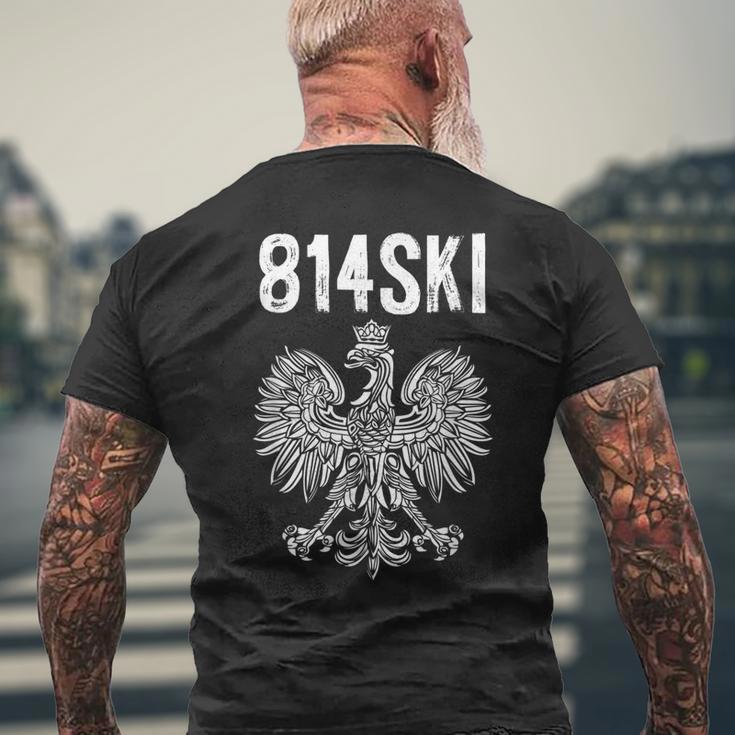 814 Area Code Erie Pennsylvania 814Ski Polish Pride Men's T-shirt Back ...