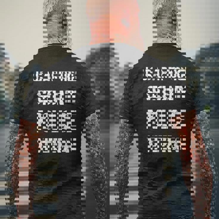 Air Force Security Police Veteran Air Force Security Forces Men's Back ...