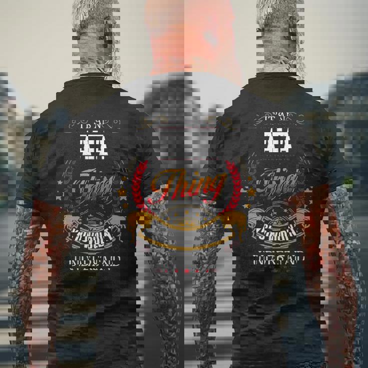 Ata Family Crest Ata Ata Clothing Ata T Ata T For The Ata Men's T-shirt ...