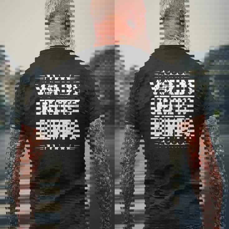 Bumpa Grandpa Gifts Worlds Greatest Bumpa Gift For Mens Mens Back Print ...