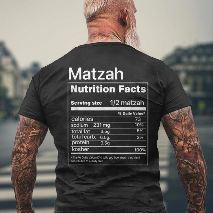 Happy Passover Matzah Nutrition Facts Kosher Matzo Pesach Men's Back ...