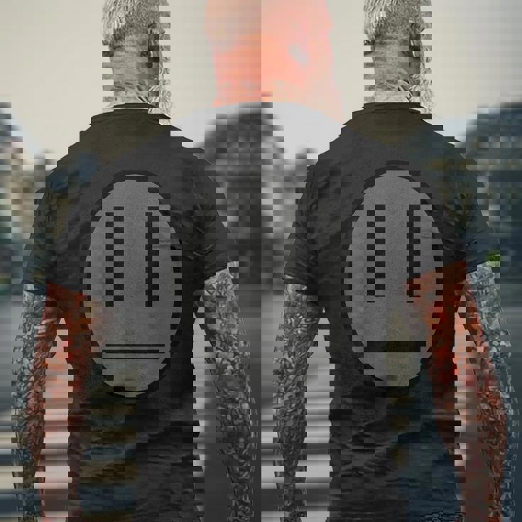 Invaderr Zim DIB Emoticon Men's Back Print T-shirt | Mazezy