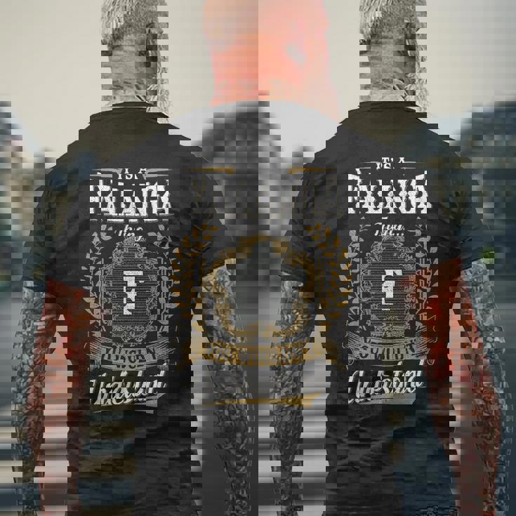 Its A Falanga Thing You Wouldnt Understand Shirt Falanga Family Crest Coat Of Arm Mens Back ...